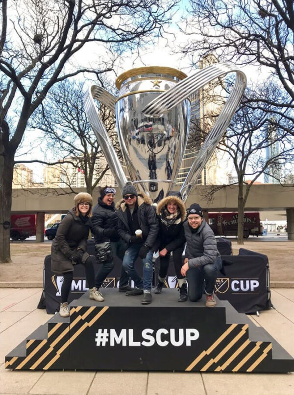 MLS CUP Trophy Visits The Square - The Square