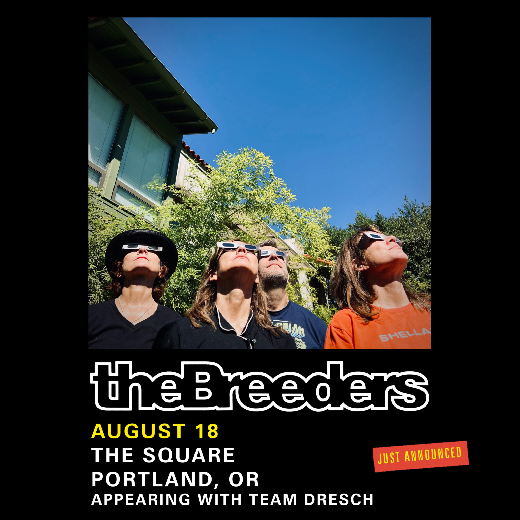 True West and The Square Present The Breeders with Team Dresch - The Square